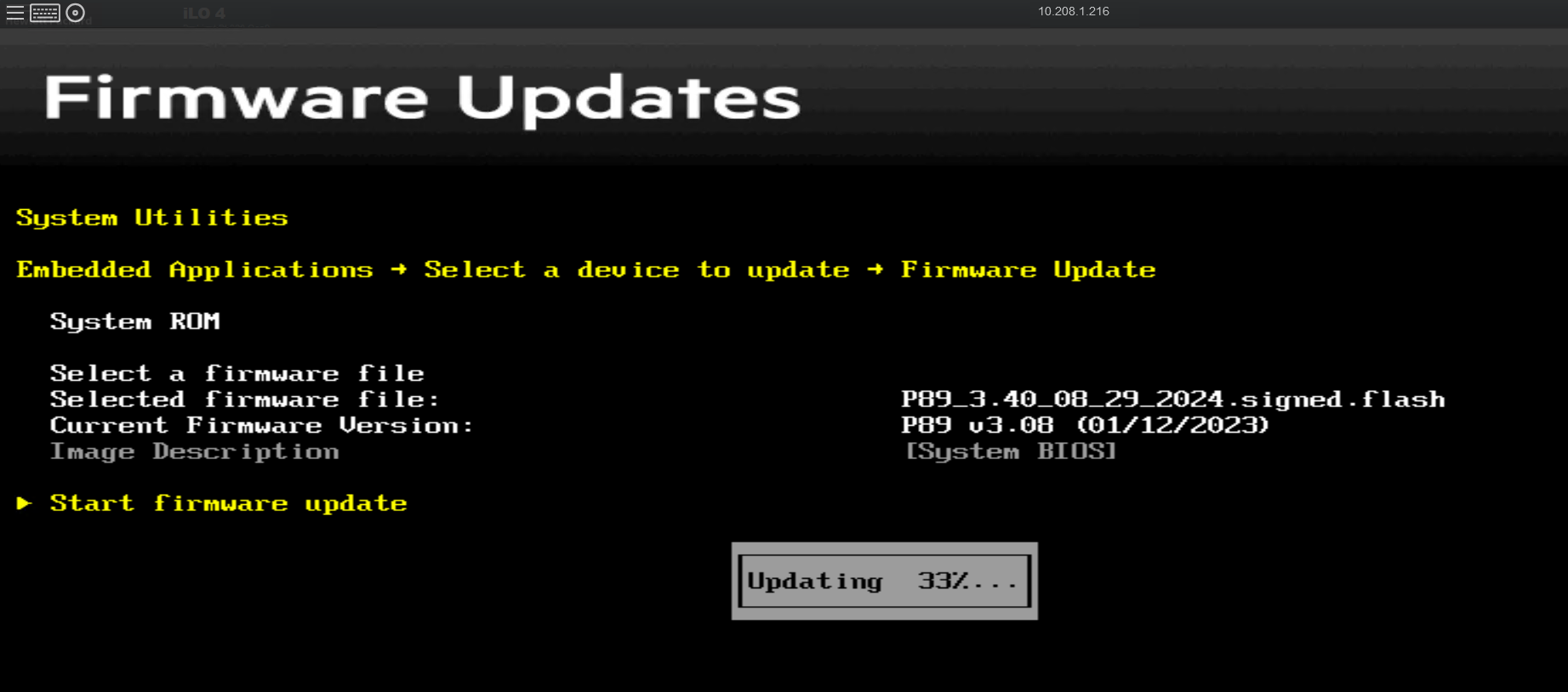 Another BIOS Update for HPE DL380 Gen9 - New Security Patches (3.40_08-29-2024)