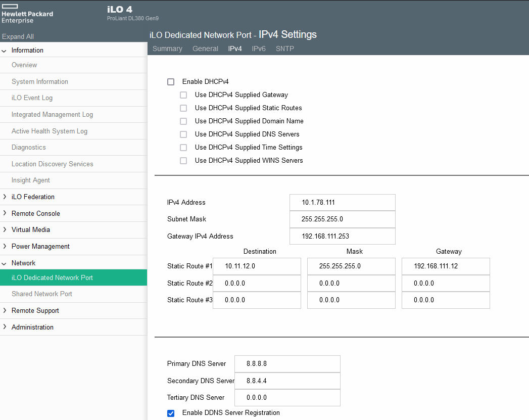 Changing IP of HPE ILO 4 via CLI (SSH) and without need of hptool.
